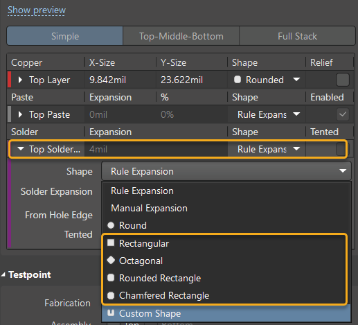 Custom Pad Stack | Altium